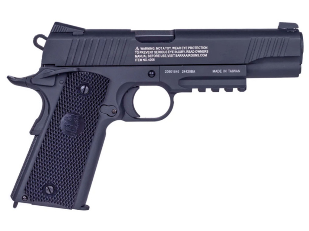Purchase Barra 1911 Tactical Blowback CO2 BB Pistol | ReplicaAirguns.ca