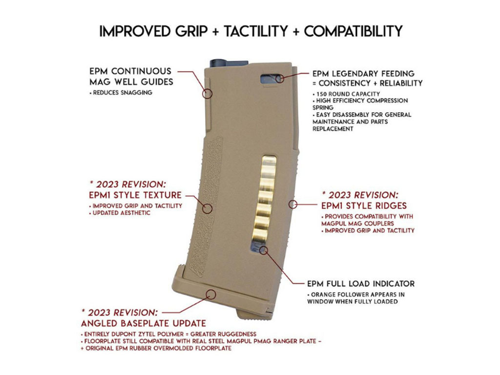 Purchase PTS EPM Enhanced Polymer AEG Magazine | ReplicaAirguns.ca